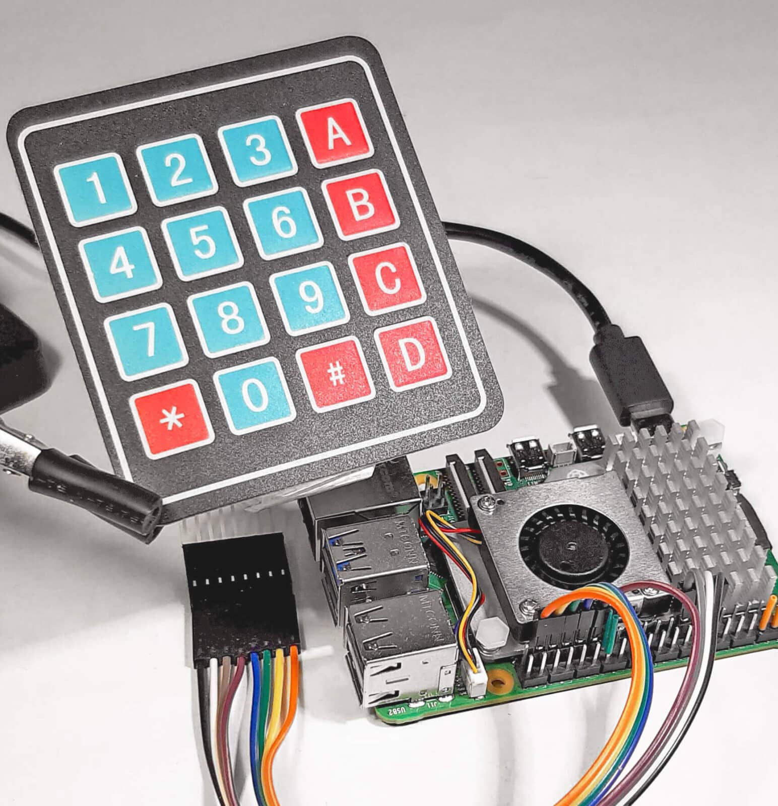 Raspberry Pi GPIO Eingaben: Taster, Encoder, Matrix
